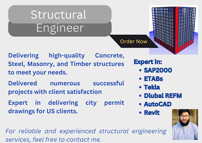 Be your structural engineer and do your civil engineering projects by Usmankhan3026 | Fiverr