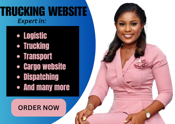 Build logistics, transport, dispatch, trucking, freight broker, cargo website by Andriella_web ...