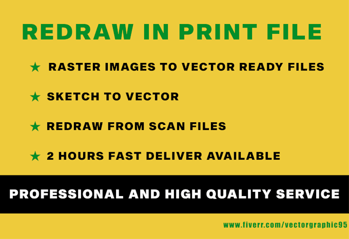 Recreate your any image or logo or scan file to print ready vector ...