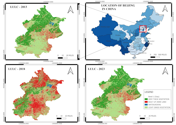 Do Gis Spatial Remote Sensing Analysis And Design Professional Maps By Enooittch Fiverr