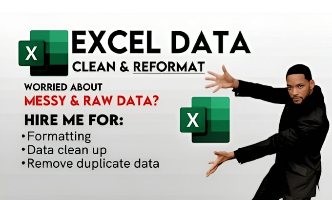 Do data cleaning ,data formatting , excel , google sheets by Skrafi_21 ...