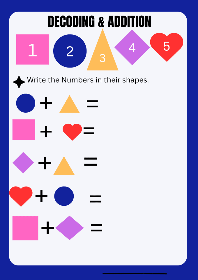 Design an amazing english and maths worksheets by Hamna2002aug | Fiverr