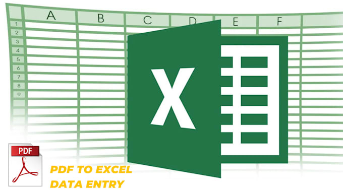 Do pdf to excel data entry by Sayan7405 | Fiverr