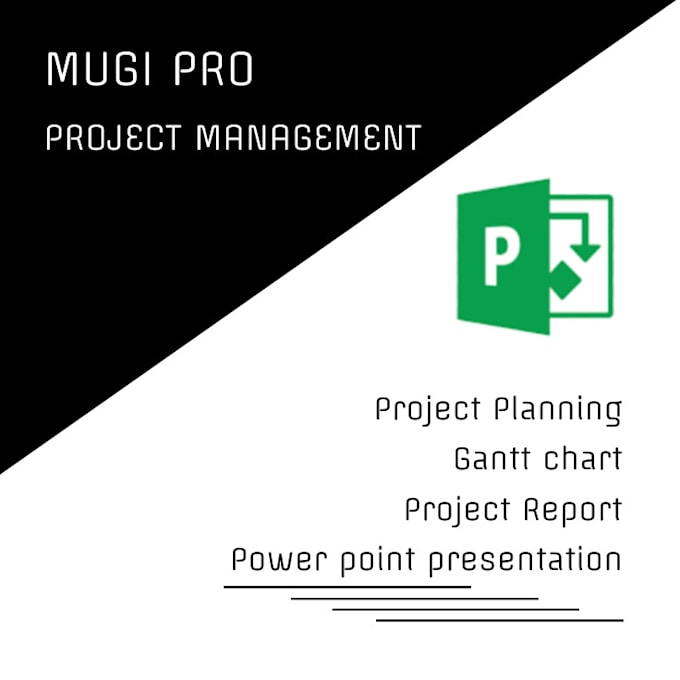 Create a gantt chart and do project management tasks using microsoft project by Promugi | Fiverr