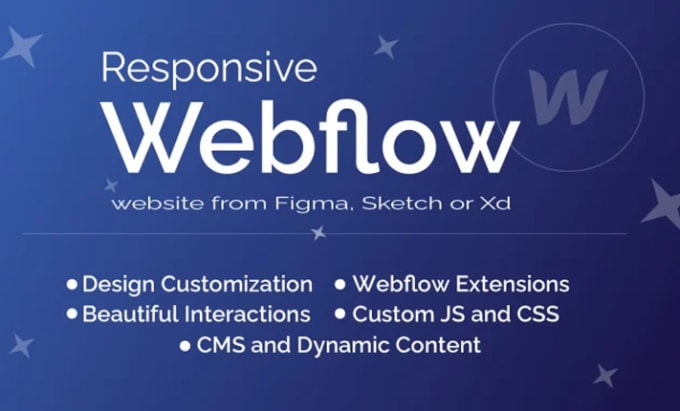 Create a webflow website by Mj613153 | Fiverr