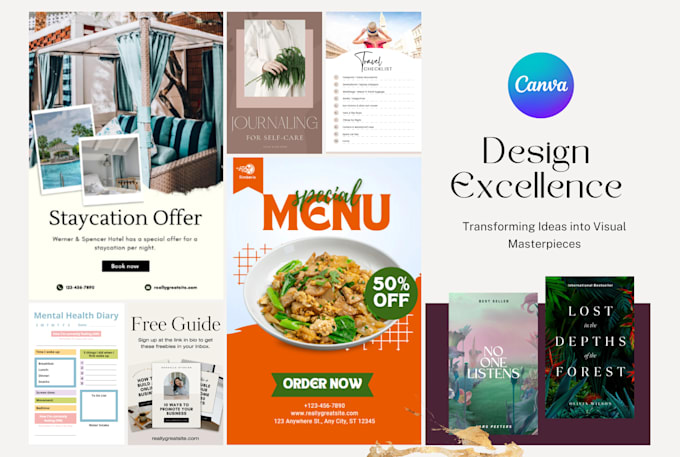 Design canva ebook, pdf, worksheet, checklist and book cover by ...