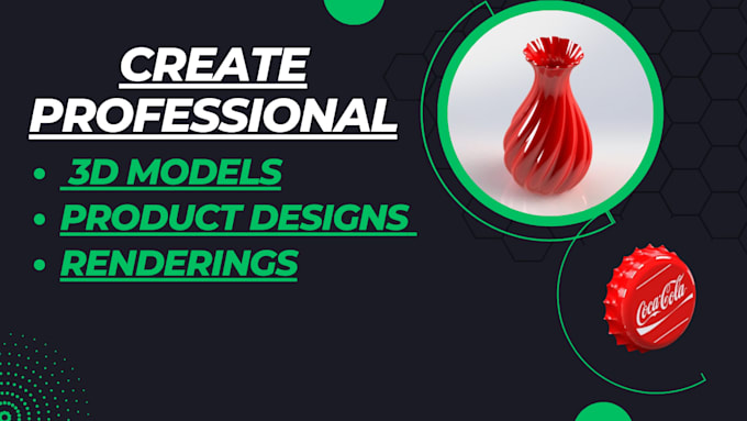 Create professional 3d models, product designs and renderings by ...