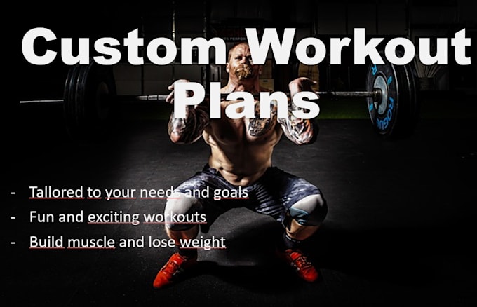 Create a custom workout plan for you by Brandzzone | Fiverr