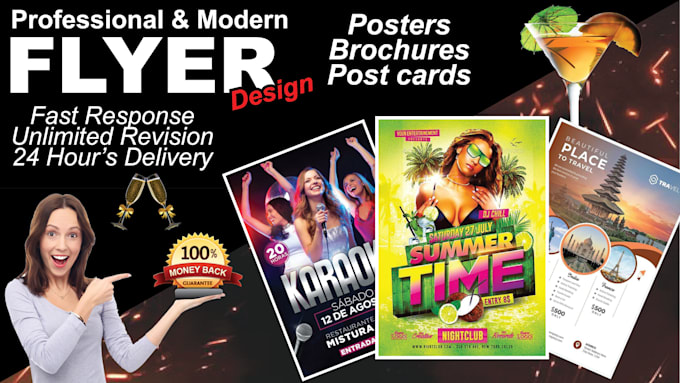 Do professional event flyer party flyer design and brochure by M ...