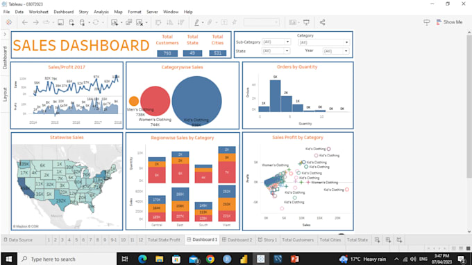 Do Data Visualization Data Cleaning Data Analysis Tableau Python Excel