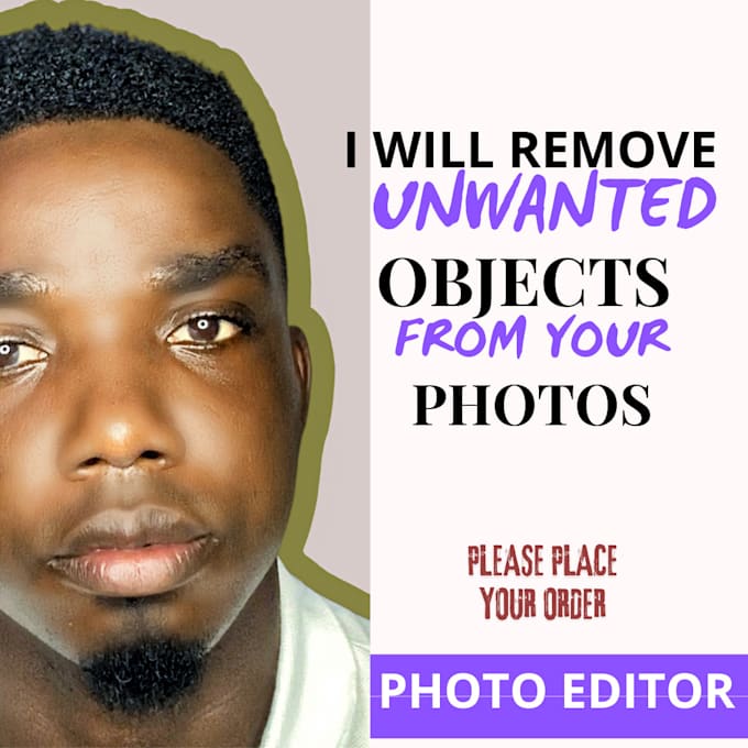 Remove unwanted objects from your photos with precision by Kwesithecreator | Fiverr