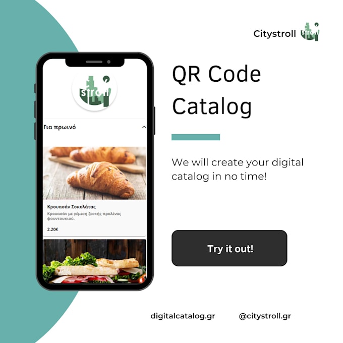 Create a qr code catalog menu by Ch0mpi | Fiverr