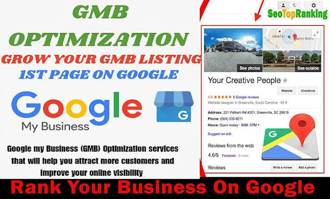 Optimize and rank your google my business listing locally by Hasnat122 | Fiverr