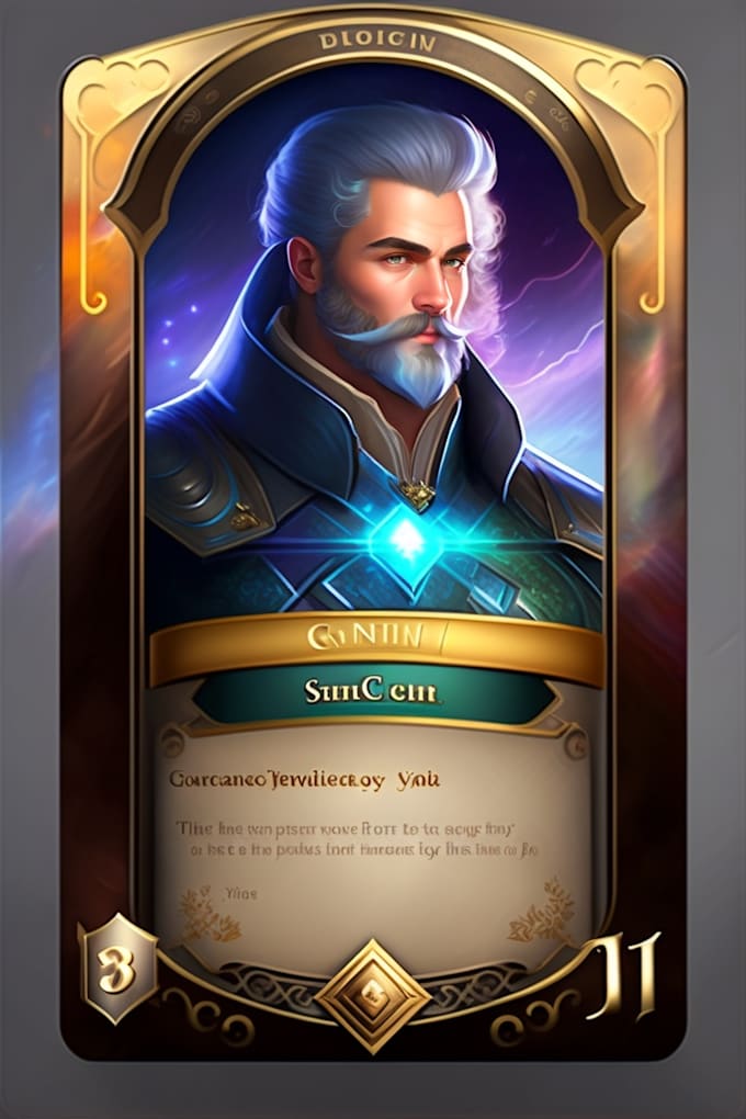 Create card designs for trading card games for you by Psychosimsala ...