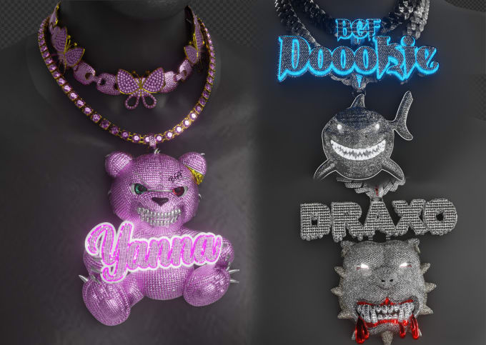 Make a fivem and gta v custom chains and jewelry by Logicmd | Fiverr