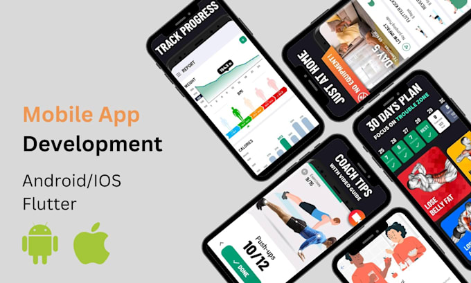 Do Flutter Mobile App Development For Ios And Android With Firebase By 7528