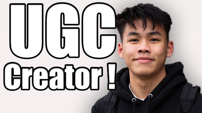 Be your youthful ugc model with simple edits by Fuesuevang | Fiverr