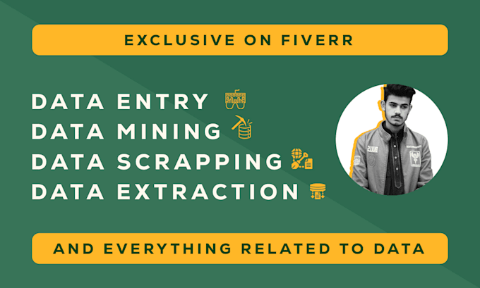 Do data entry, data collection, web automation, web scraping by Hammadafridi55 | Fiverr