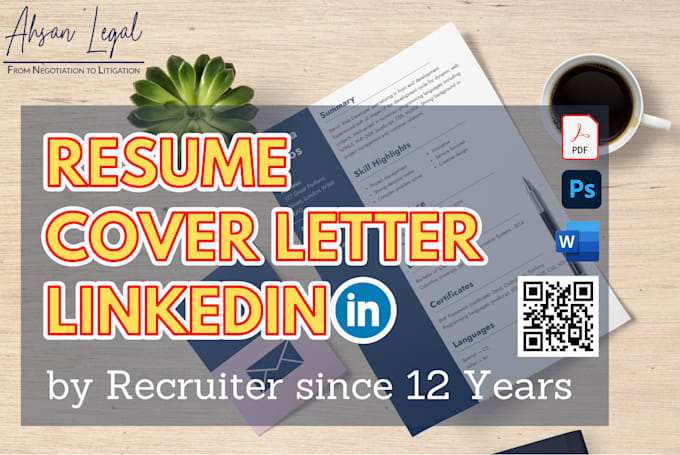 Craft compelling resumes, persuasive cover letters, and optimize your linkedin by Suhaib_ahsan ...
