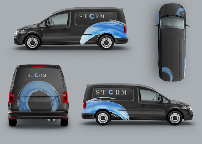 Do creative vehicle wrap, van wrap, and car wrap by Arifa987 | Fiverr