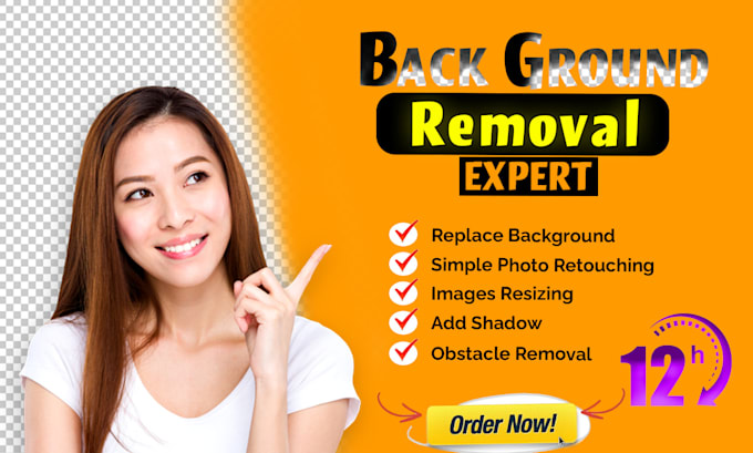 Do bulk background removal replace with white or transparent by Aaimakhan243 | Fiverr