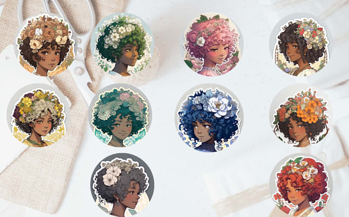 Create custom sticker designs by Amelmohammed | Fiverr