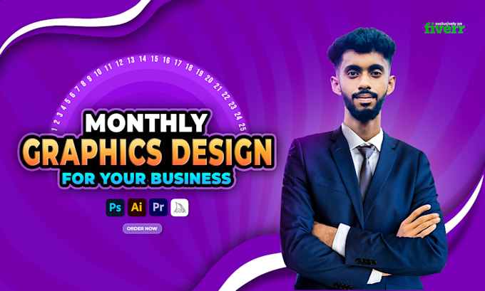 Be your monthly graphics designer, monthly design expert by Psaipre ...
