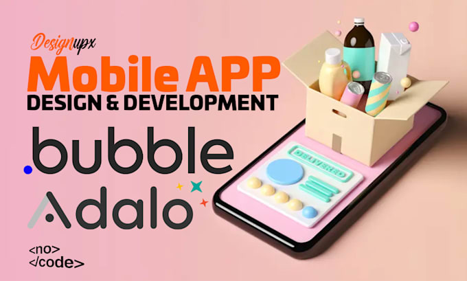 Build bubble io app adalo app website bubble developer ui ux by Designupx | Fiverr
