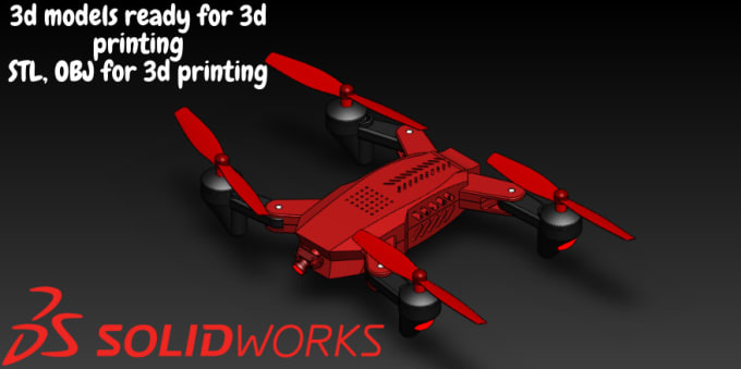 Do 3d modeling product design for 3d printing on solidworks by Engganas | Fiverr