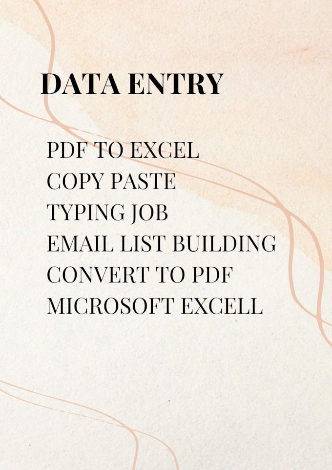 Do data entering, encoding, typing jobs by Itsmemahu_14 | Fiverr