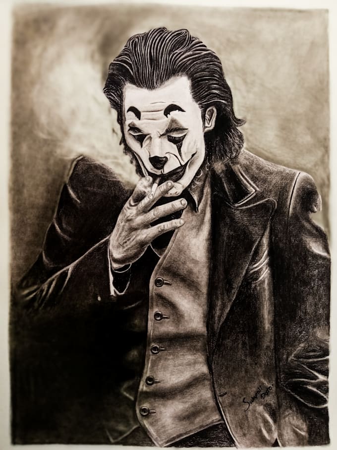 Draw portrait,movie scene in sketch ,pop,realistic style by Swapnil1404 ...