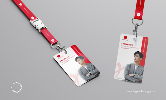Design premium and modern id card, badge, name tag, lanyard by ...