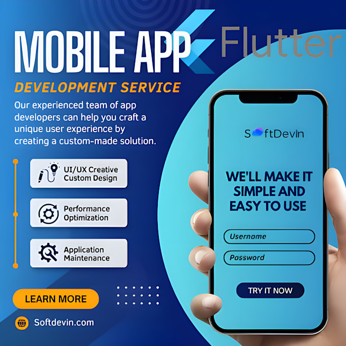 Be Your Flutter And Firebase Developer For Mobile App Development By Softdevinltd Fiverr