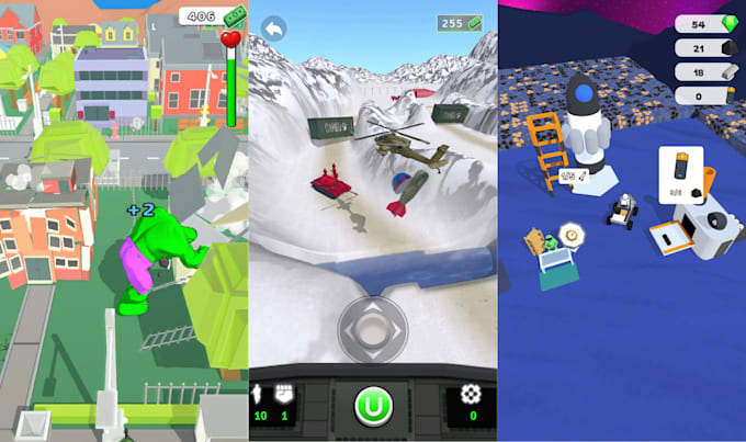 Develop 3d mobile games in unity by Downtown_games | Fiverr