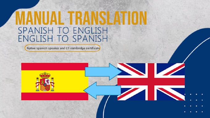 Manually translate any type of text from english to spanish and vice ...