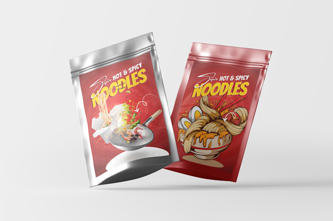 Create a dynamic pouch packaging label by Paintbrush102 | Fiverr