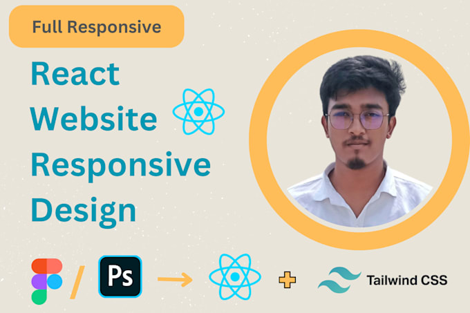 Design react or next js animated responsive landing page by Mdtohidsagor | Fiverr