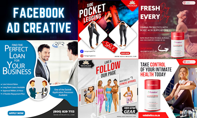 Design facebook ad creative and post by Businexperts | Fiverr