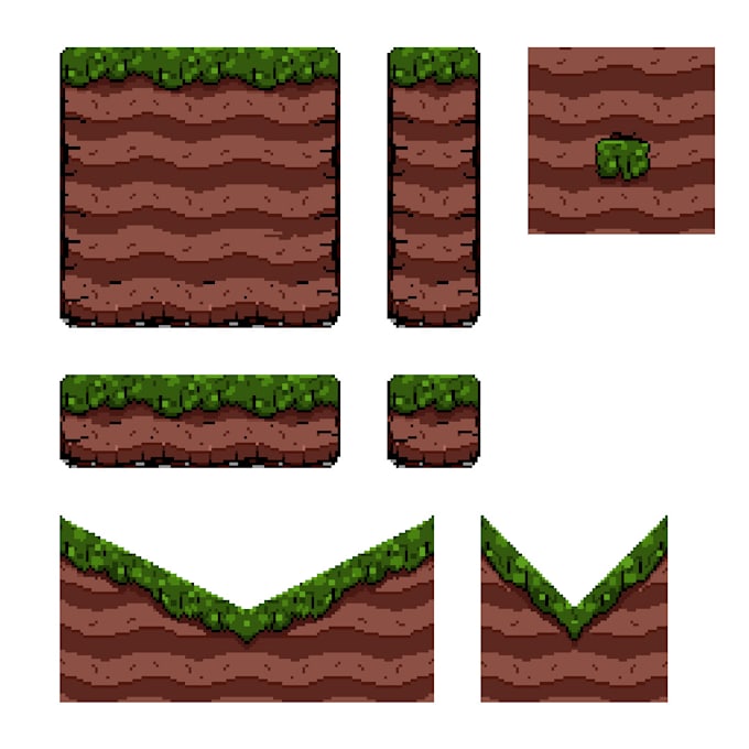 Make a 32x32 tileset for your game by Rubal_tomar | Fiverr