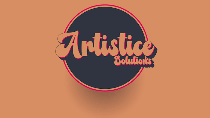 Design unique, hand lettering, typography font logo,retro script by ...