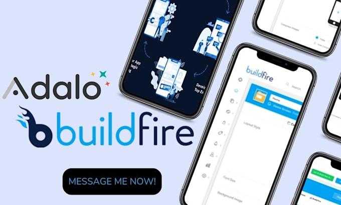Build your mobile app with buildfire and adalo by Favourpsalm | Fiverr