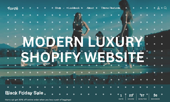 Design a modern luxury and fashion shopify store or website by ...