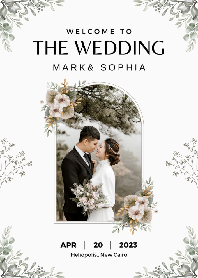 Design the most beautiful wedding invitation by Ahmedelbeshlawy | Fiverr