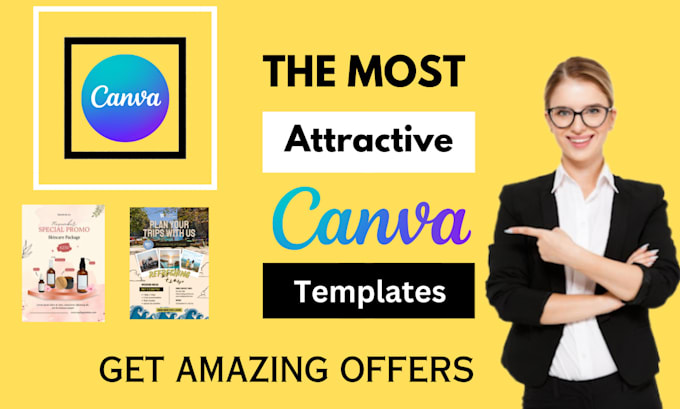 Design professional flyers or all kinds of canva editable templates by ...