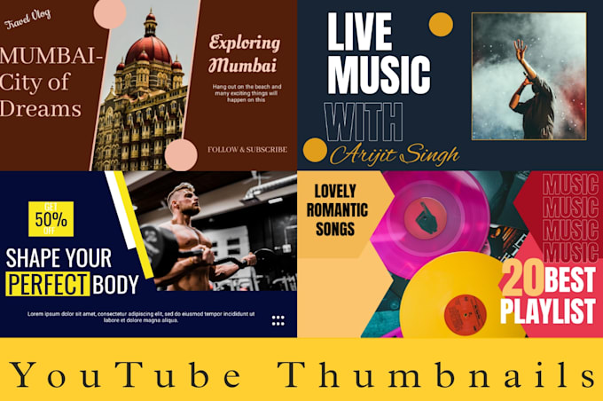 Design a attractive youtube thumbnail by Editor_jay112 | Fiverr