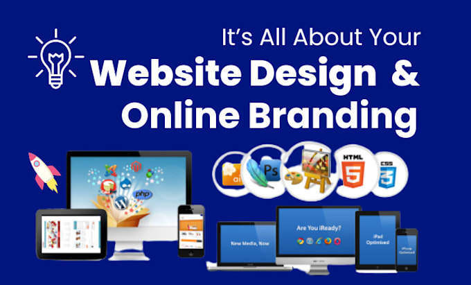 Be your web developer and design website using html, css, javascript by ...