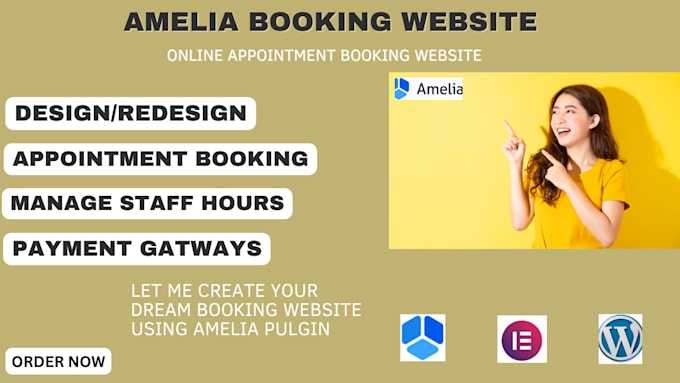 Create online appointment booking website with amelia plugin by Wp_nand ...