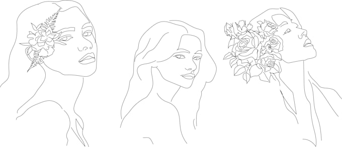 Draw awesome line art illustration vector in 6 hours by Kryspi__ | Fiverr