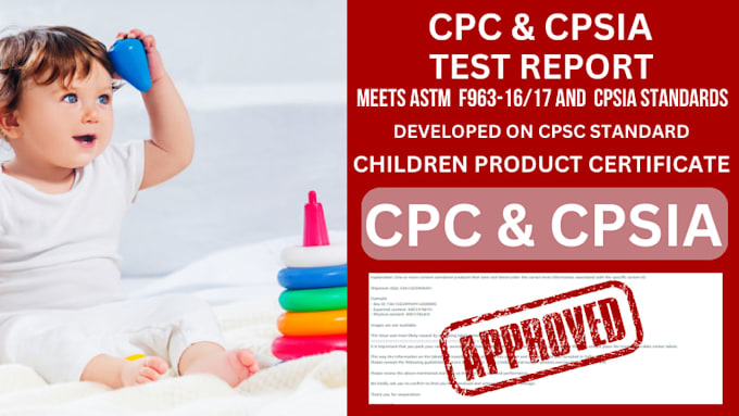Create cpc and cpsia test report for amazon child listings by ...