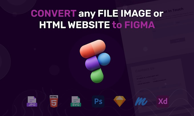 Convert any file, image, html css website to figma design by Number54 ...